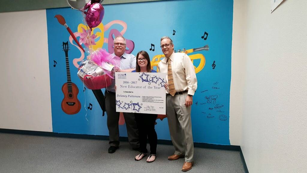 District honors new Cram Middle School art teacher | Las Vegas Review ...