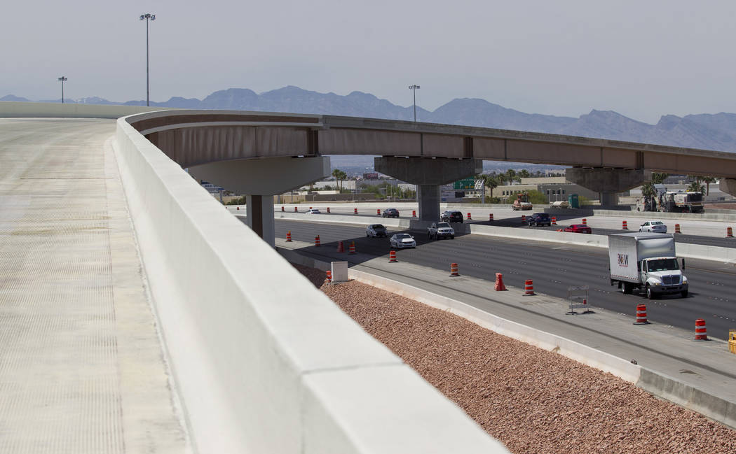 New flyover ramp to relieve traffic out of McCarran opens | Traffic | Local