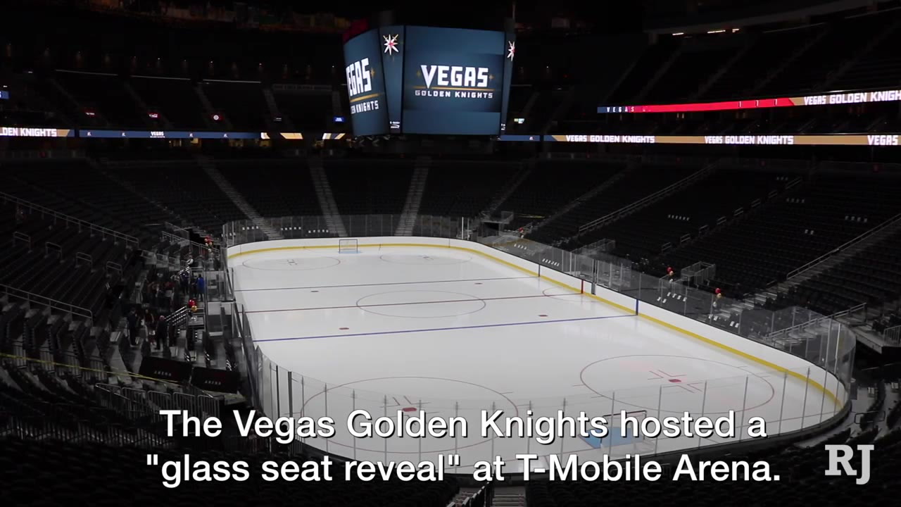 Golden Knights’ season ticket holders get a look at rink — VIDEO ...
