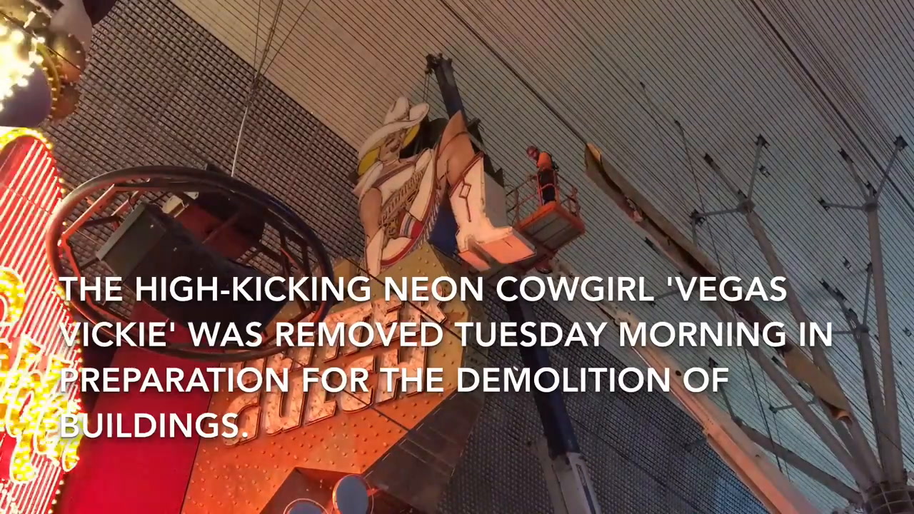 Iconic Vegas Vickie sign kicking it elsewhere — VIDEO – Las Vegas ...