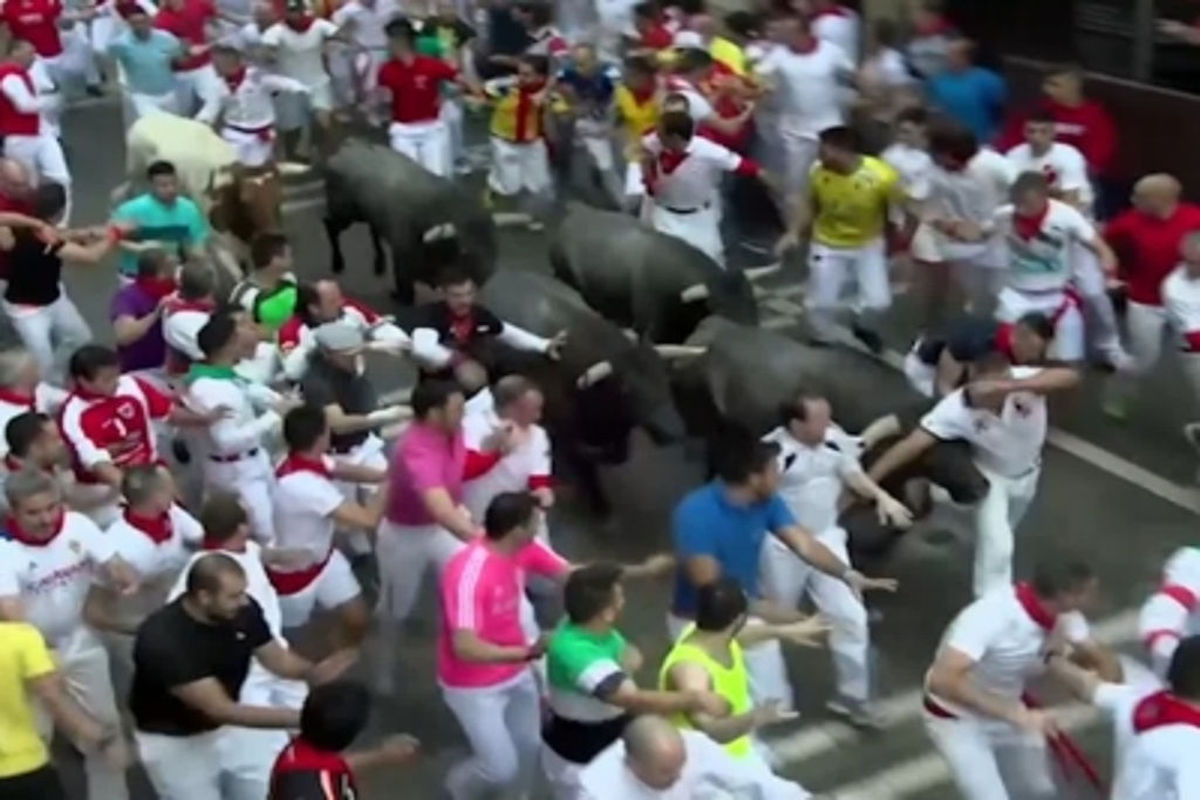 American gored at Pamplona bull run says he’ll run again | Nation and ...