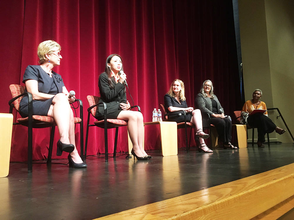 Female panelists in Las Vegas say equal pay, boosting girls’ confidence ...