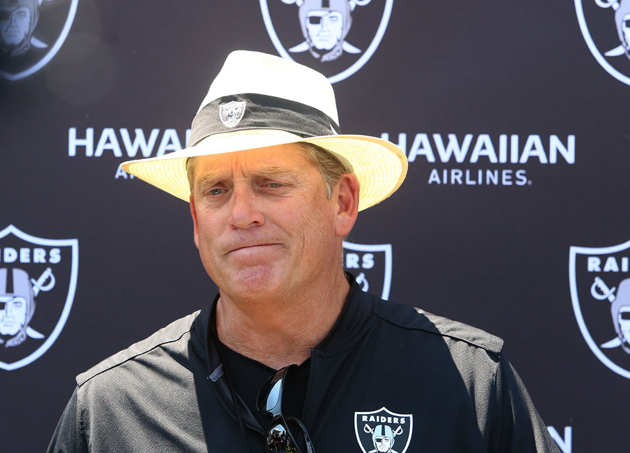 Vegas Nation: Jack Del Rio not happy with team’s effort on Day 4 ...