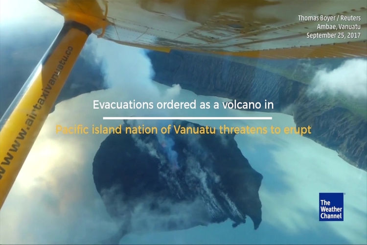 Vanuatu orders evacuation of island as volcano ready to blow | Nation ...