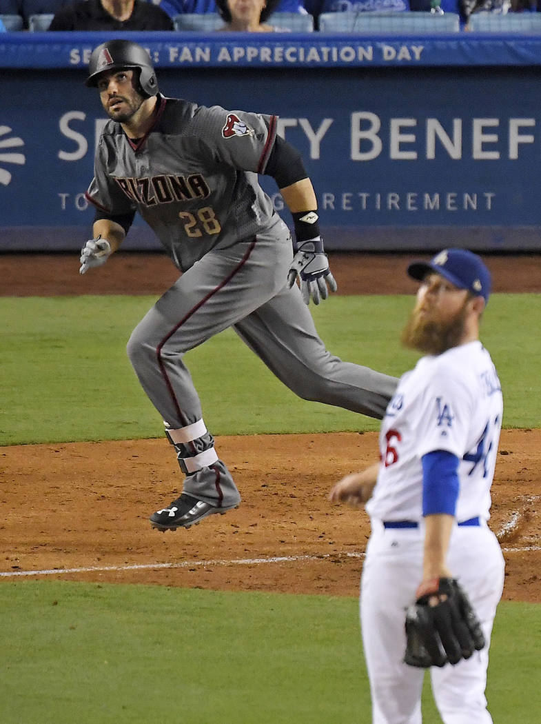 D-backs’ JD Martinez ties MLB record with 4 HRs in rout of Dodgers ...