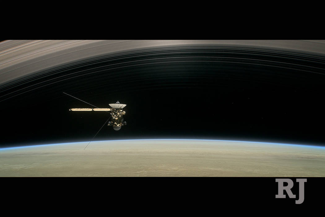 NASA’s Cassini spacecraft to crash into Saturn in 10 days | Las Vegas Review-Journal