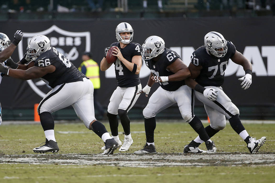 Raiders’ offensive coordinator says team’s linemen are best in the ...