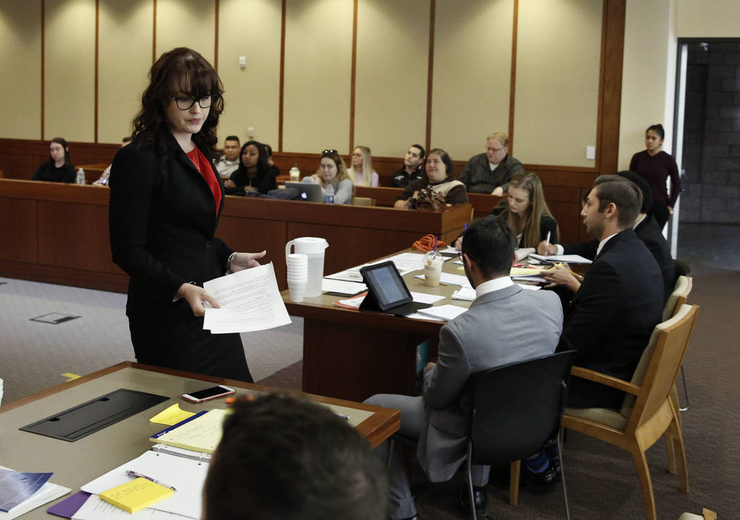 UNLV mock trial program gives students their day in court | East Valley ...