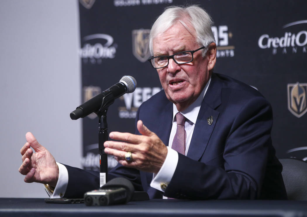 Golden Knights’ pregame ceremony moves owner Bill Foley | Golden ...