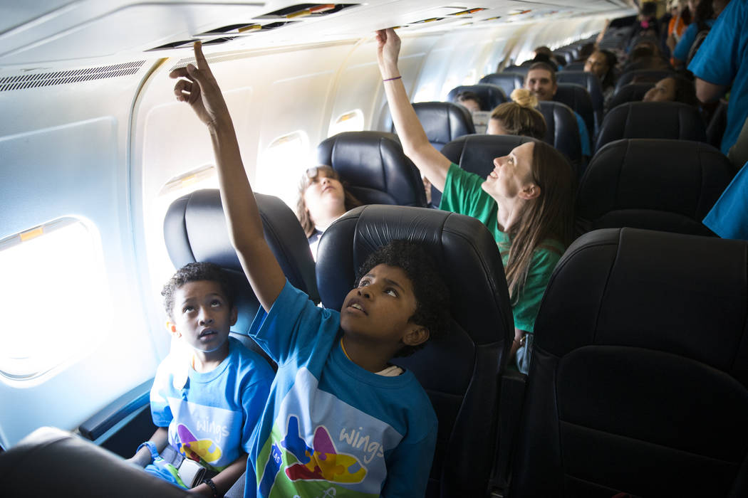 Las Vegas event lets kids with autism get comfortable with flying ...