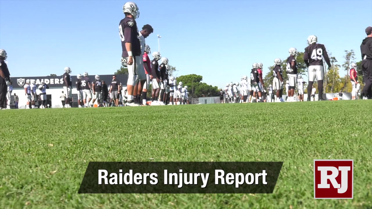 Vegas Nation: Raiders dealing with several injuries | Raiders News | Sports