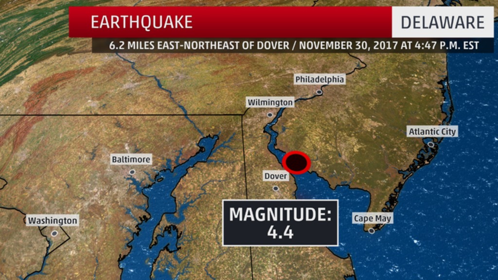 4.4 magnitude earthquake hits East Coast states | Las Vegas Weather | Local