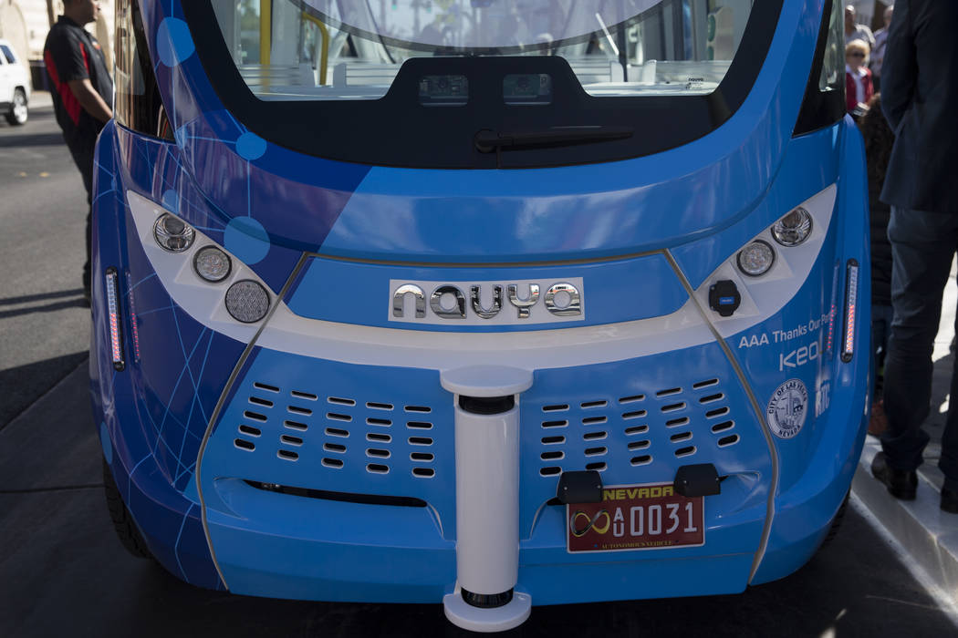Human at fault in accident with Las Vegas driverless shuttle | Downtown ...