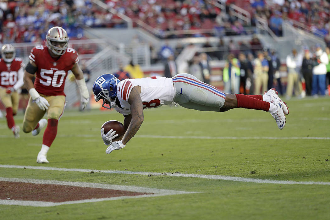 49ers beat Giants for 1st win of season | Las Vegas Review-Journal