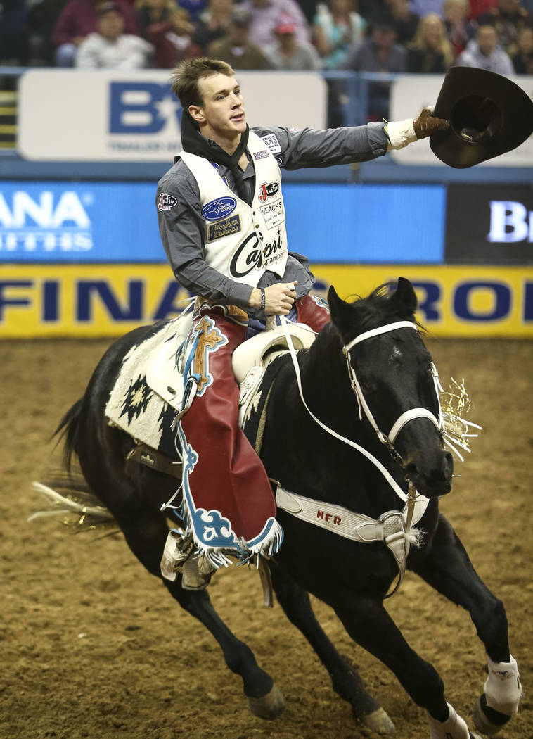 Tuf Cooper wins All-Around, gets engaged at NFR | Las Vegas Review-Journal