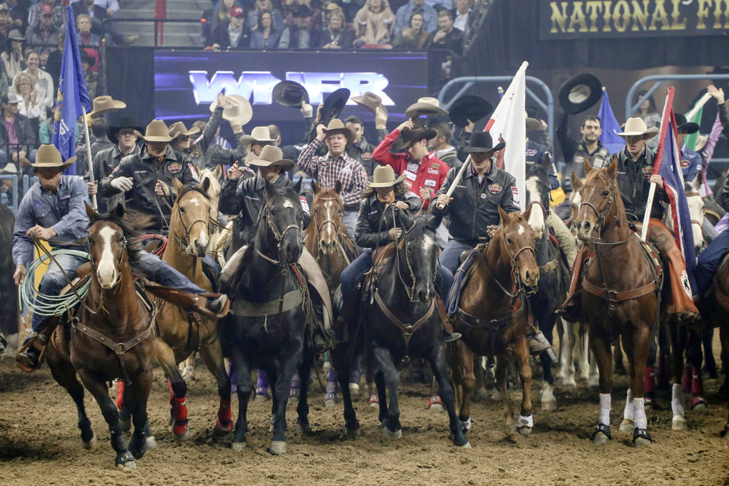 2017 National Finals Rodeo, Day 4 — PHOTOS | Las Vegas Review-Journal