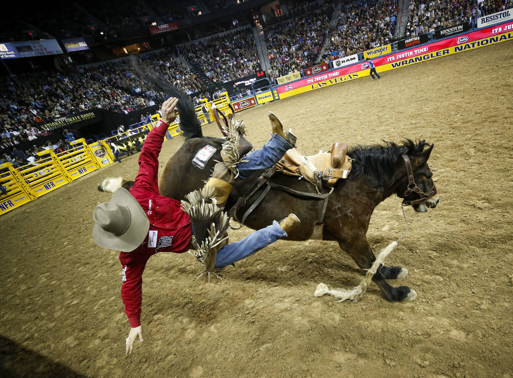 2017 National Finals Rodeo, Day 8 — PHOTOS | Las Vegas Review-Journal