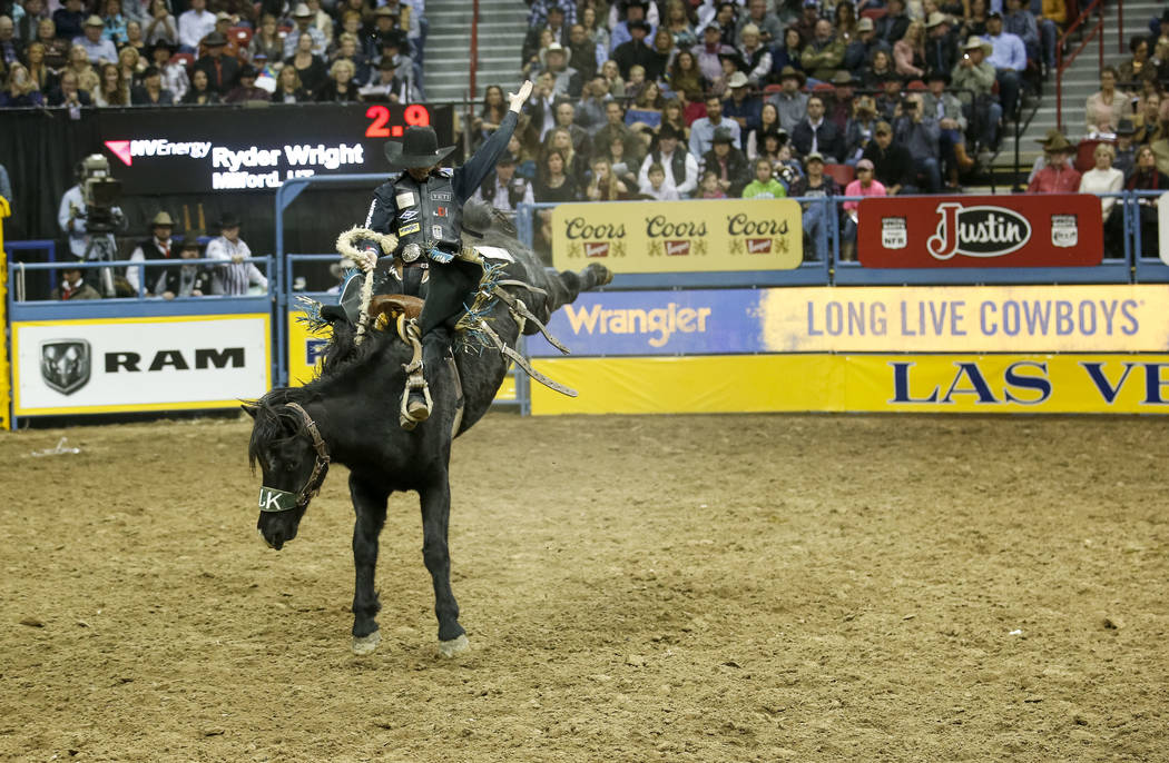 2017 National Finals Rodeo, Day 9 — PHOTOS | Las Vegas Review-Journal