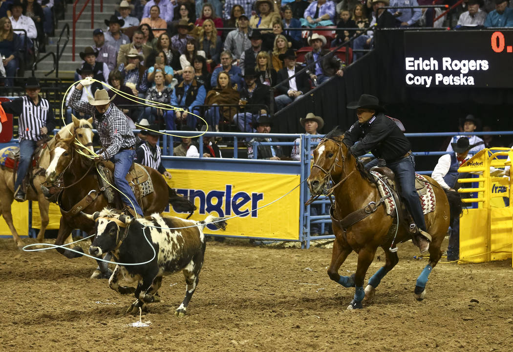2017 National Finals Rodeo, Day 10 — PHOTOS | Las Vegas Review-Journal