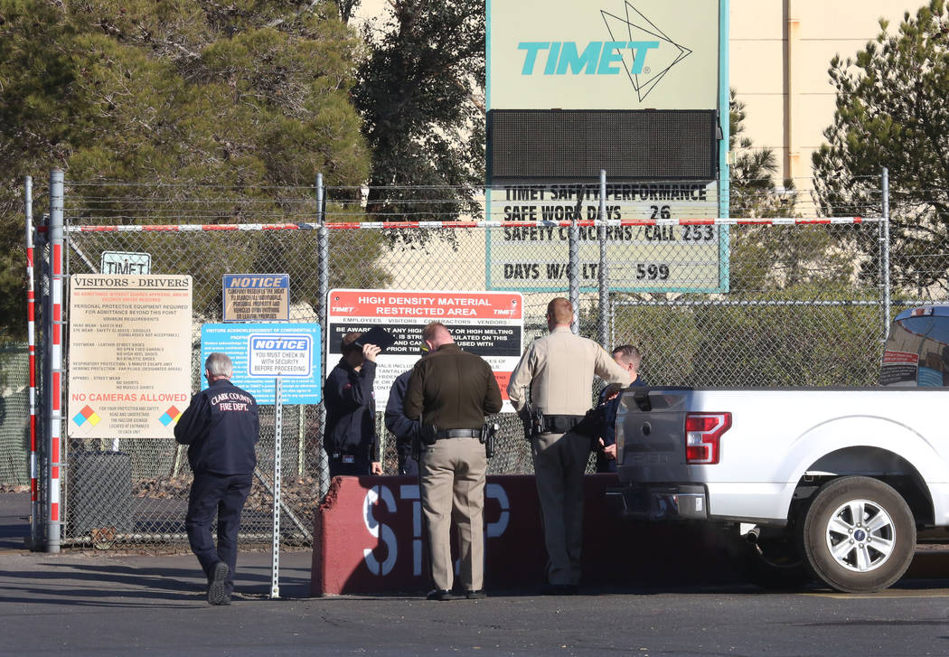 Blast rocks TIMET plant near Henderson | Las Vegas Review-Journal