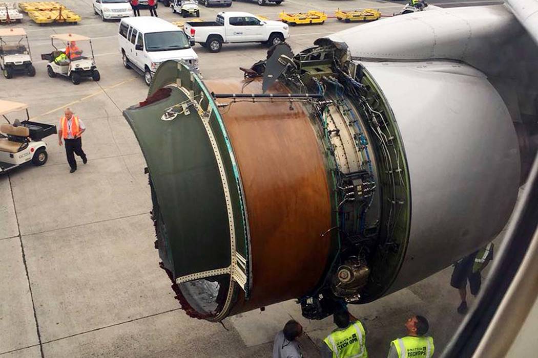 United flight lands safely in Hawaii after engine falls apart | Las ...