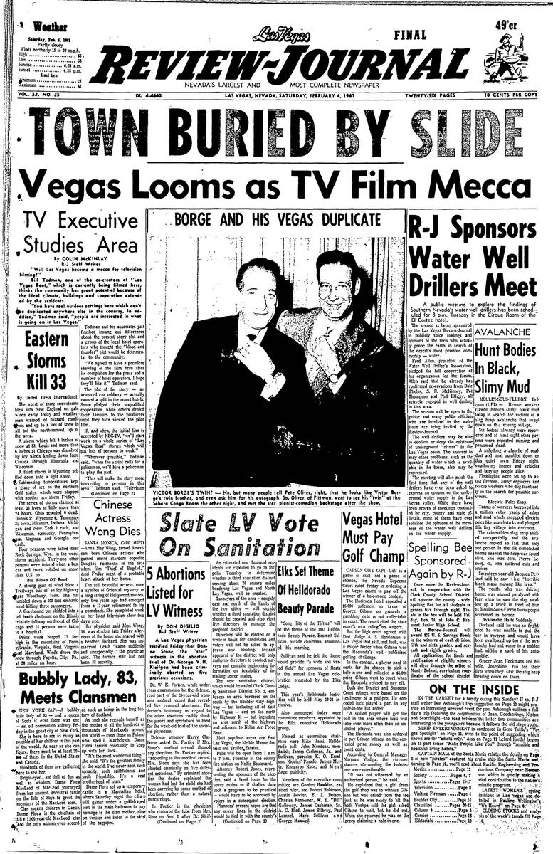Las Vegas history shown in news pages over decades | Life