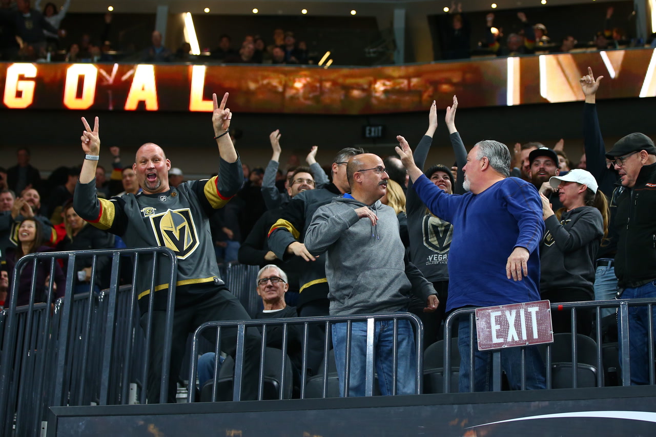 Standing room section includes free beers for Golden Knights fans | Ron ...