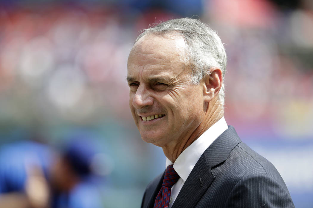 MLB commissioner says federal provision will mean raise for some | Las ...