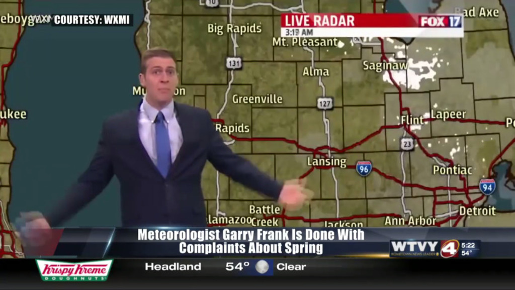 Winter blues lead to Michigan weatherman’s ‘terrifying’ meltdown ...