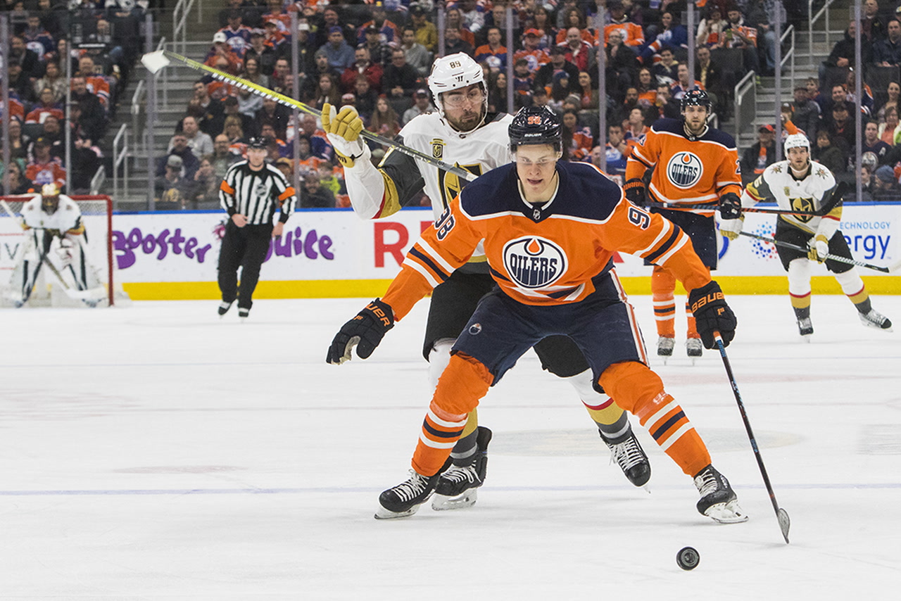 Oilers rally in third period to defeat Knights 4-3 | Golden Knights/NHL ...