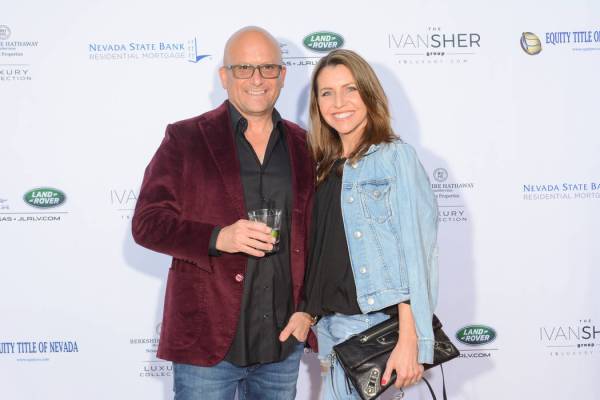 Ivan Sher with his wife, Jennifer Sher, an interior designer at the ...