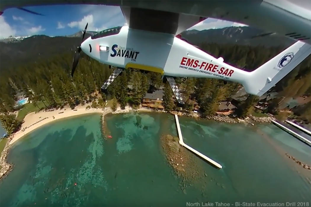 Nevada drone officials help lead evacuation drill | Local Nevada | Local