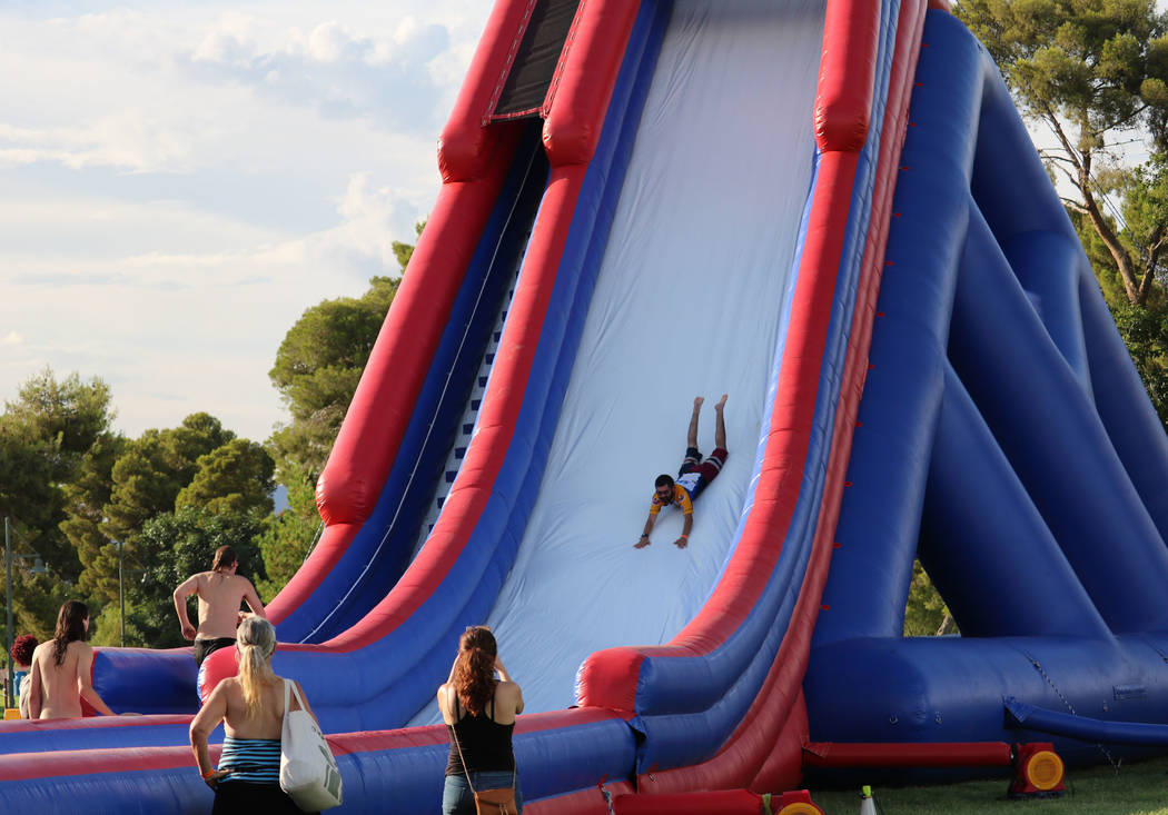 Fun slides into North Las Vegas celebration — VIDEO | Las Vegas Review ...