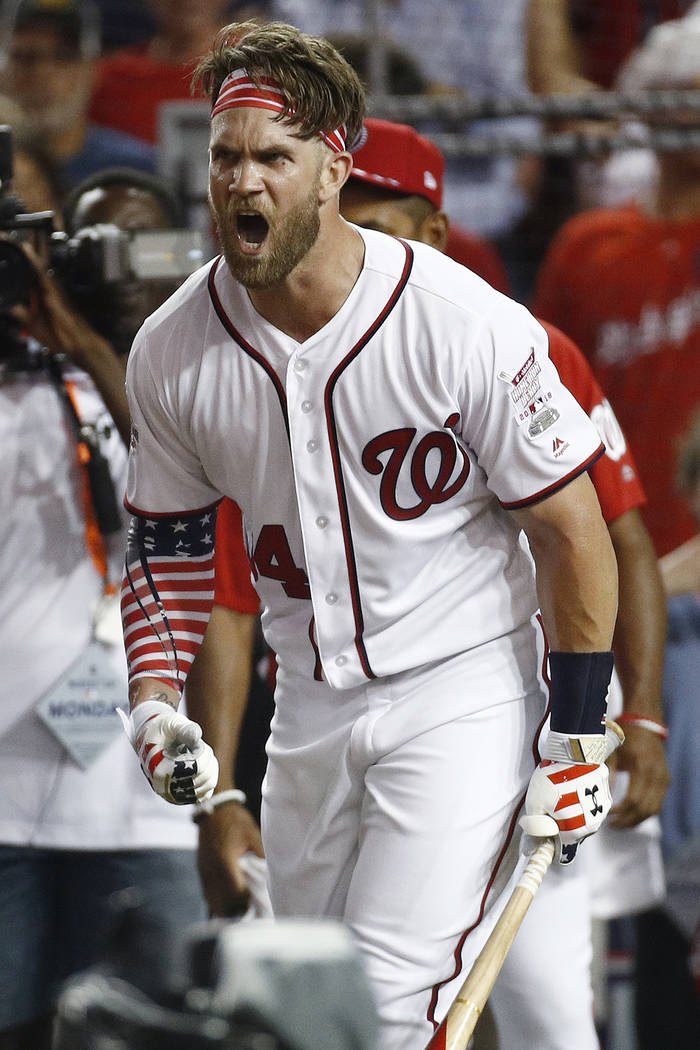 Bryce Harper wins the Home Run Derby in front of home crowd | Las Vegas ...