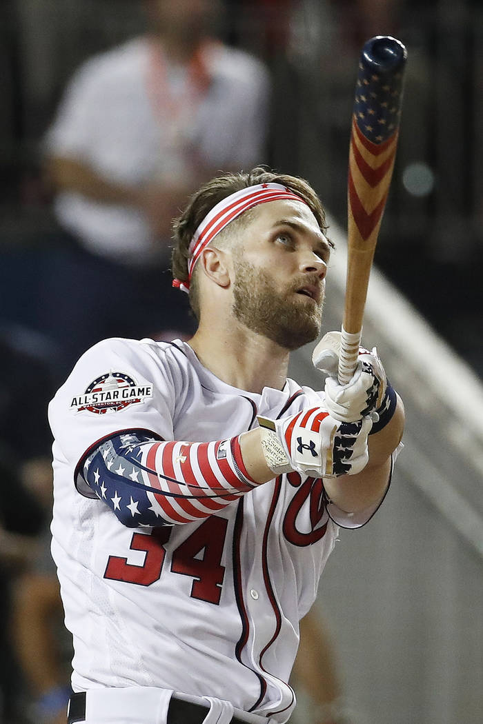 Bryce Harper wins the Home Run Derby in front of home crowd | Las Vegas ...