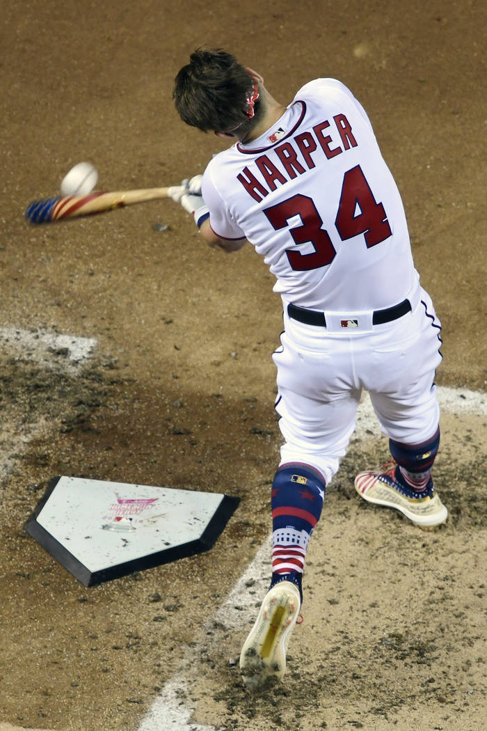 Bryce Harper wins the Home Run Derby in front of home crowd | Las Vegas ...