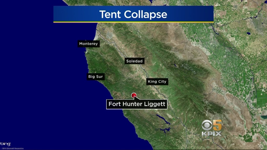 Helicopter causes tent collapse at California military base | Nation ...