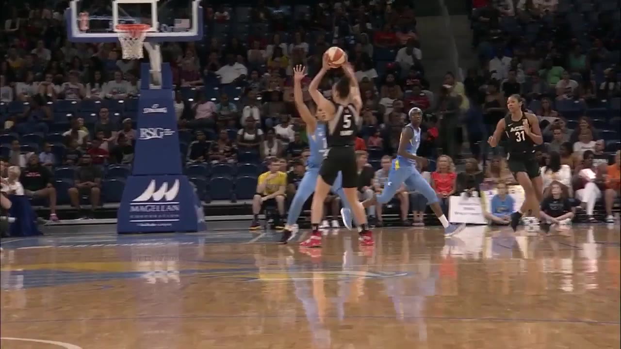 McBride helps Aces take season series with Sky | Aces/WNBA | Sports ...