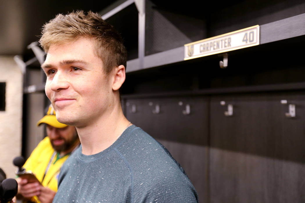 Ryan Carpenter is ‘right’ fit on Golden Knights power play | Golden ...