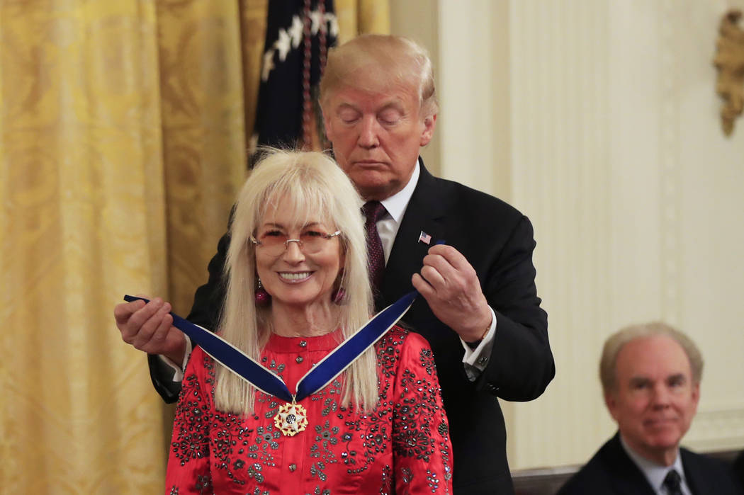 Trump awards Medal of Freedom to Miriam Adelson, Elvis, 5 others | Las Vegas Review-Journal