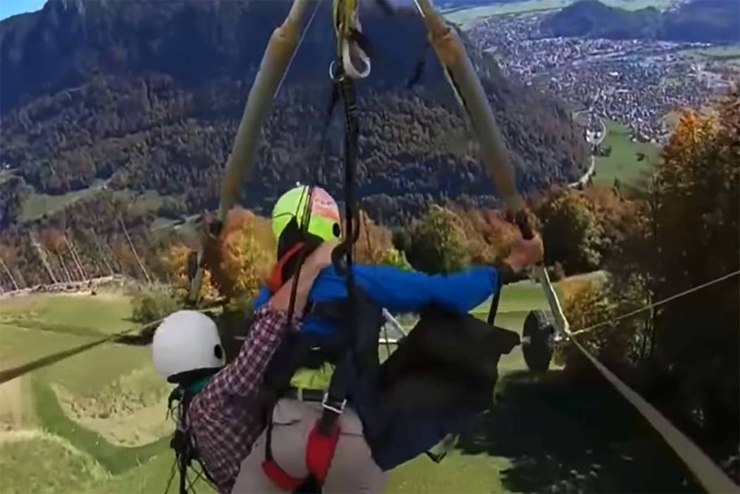 First hang gliding flight harrowing for Florida man — VIDEO | Nation ...