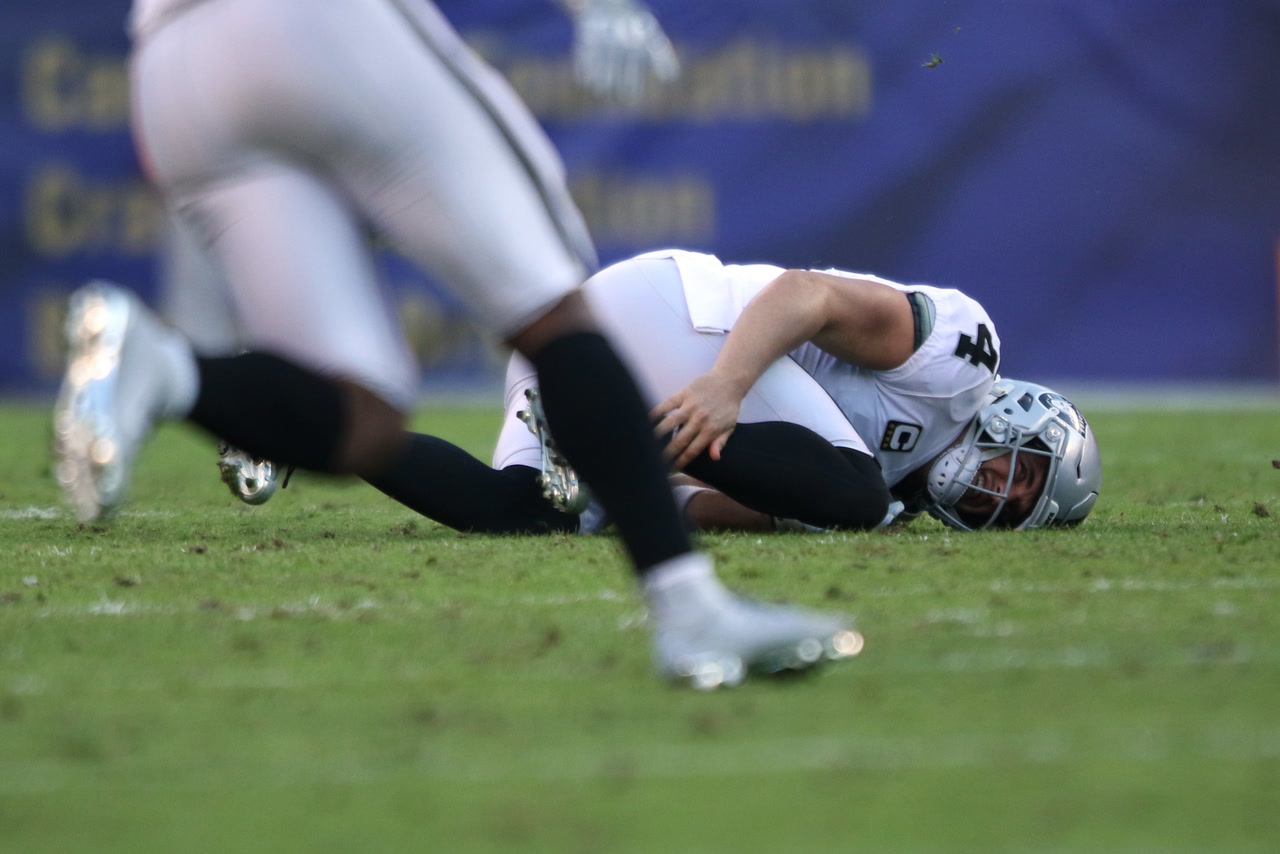 Raiders lose pace with run-heavy Ravens in 34-17 loss | Raiders/NFL ...