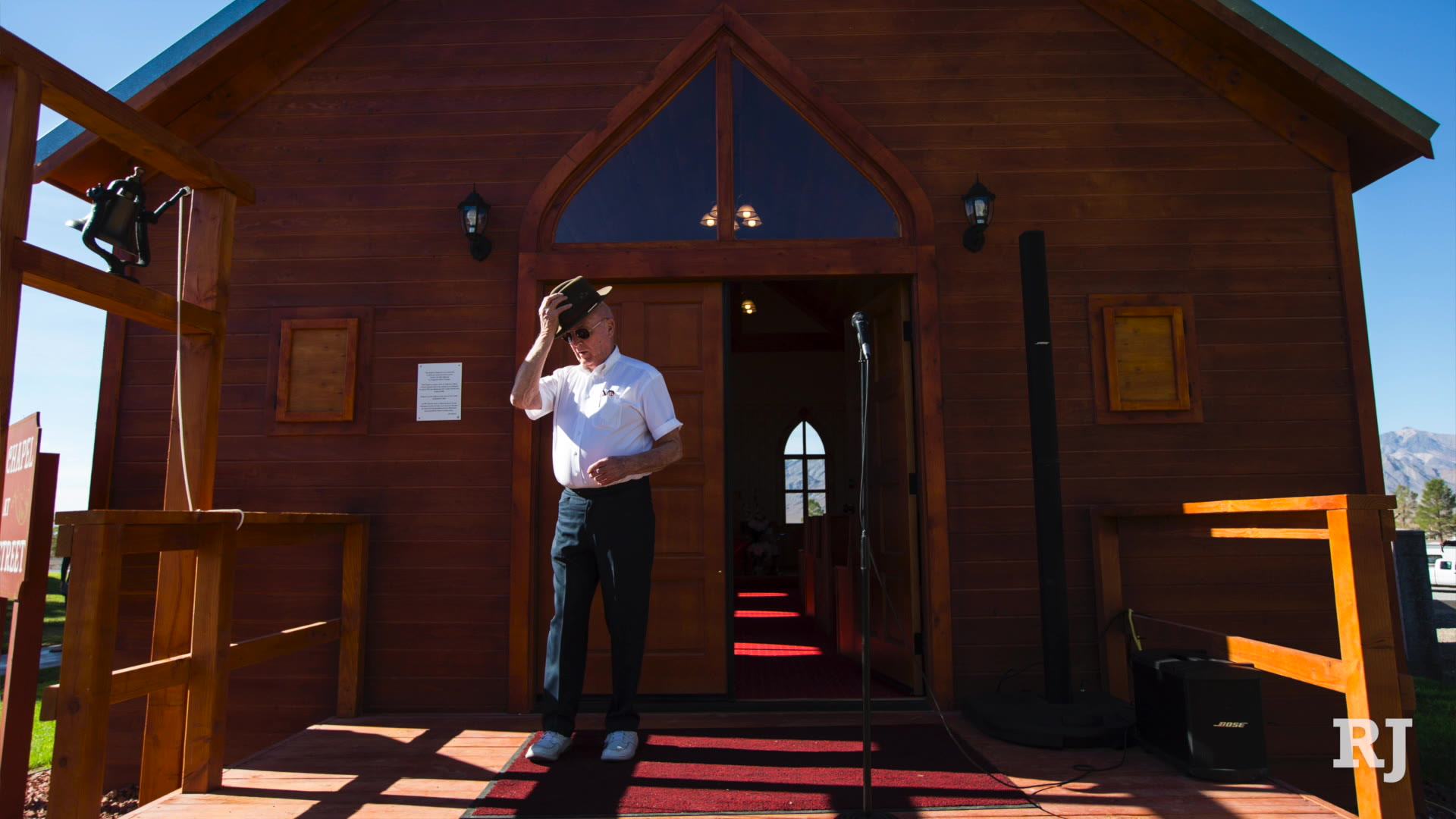 Las Vegas car dealer Jim Marsh built replica 19th century chapel ...