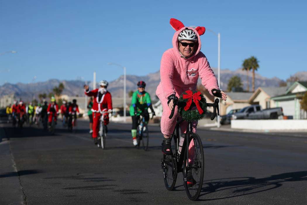 Cyclists spread cheer during RTC Holiday Ride in Las Vegas | Las Vegas ...
