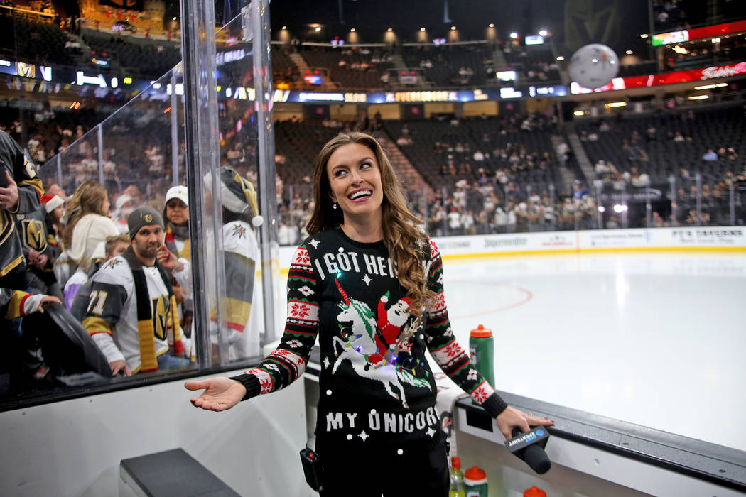 Alyson Lozoff follows fateful path to Knights’ rinkside role | Golden ...