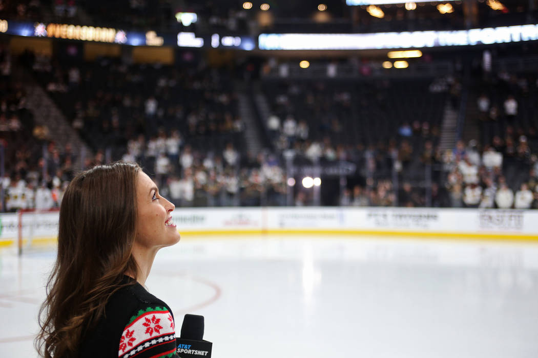 Alyson Lozoff follows fateful path to Knights’ rinkside role | Golden ...
