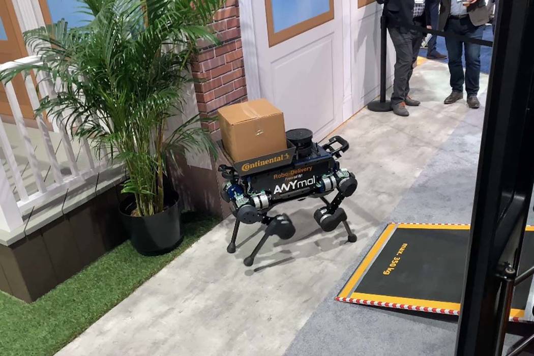 CES 2019: Continental showcases robotic delivery dog — VIDEO | Las ...