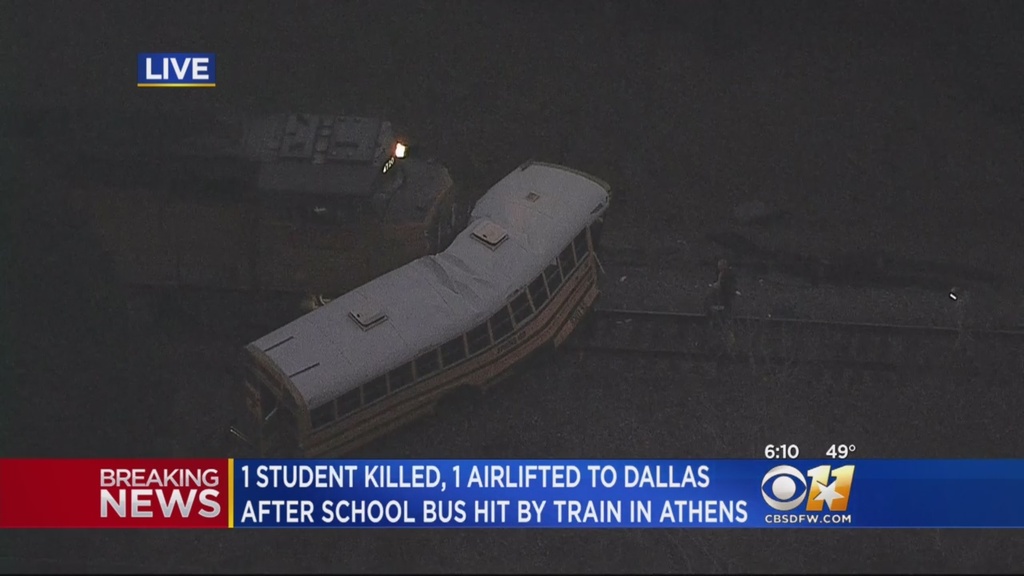 School bus hit by train in Texas, 1 student dead | Nation and World | News