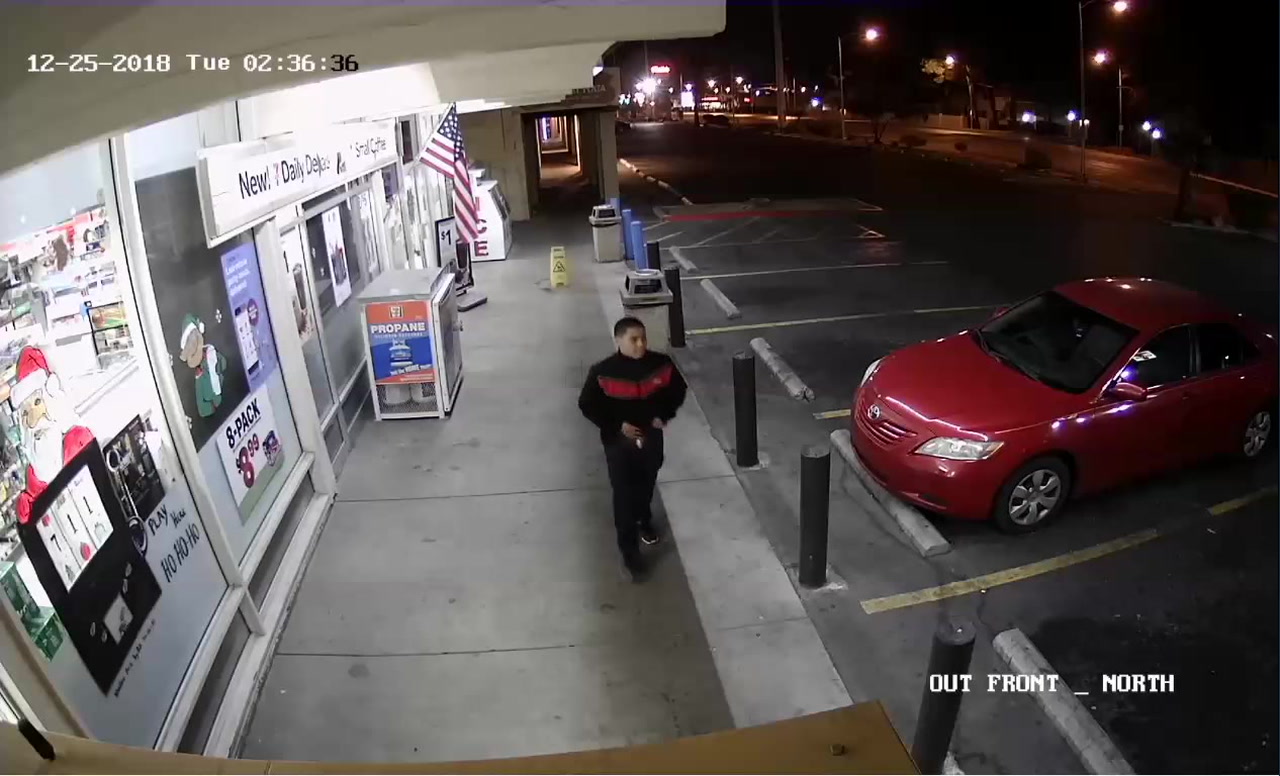 Las Vegas police looking for man involved in Christmas robbery — VIDEO ...