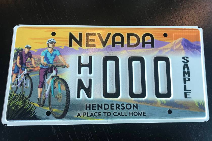 Sample, souvenir Nevada license plates available | Las Vegas Review-Journal